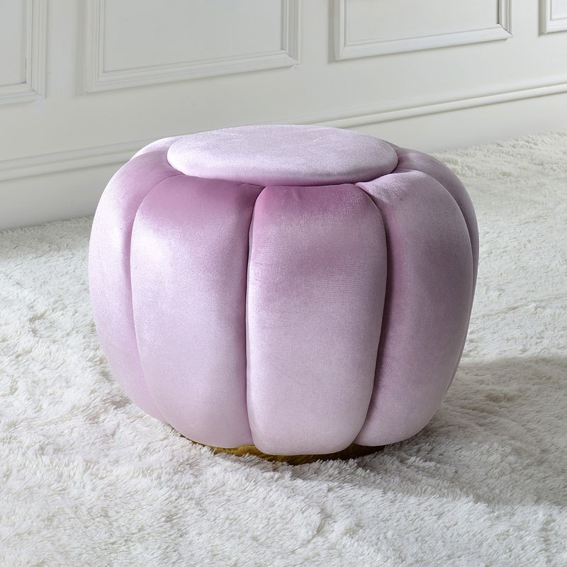 Heiress Ottoman (Bubblegum Pink) Acme Furniture | Furniture Cart