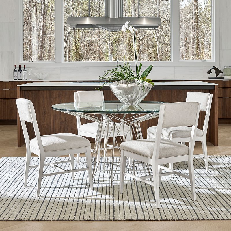 Modern Glacier Axel Round Dining Room Set Universal Furniture ...