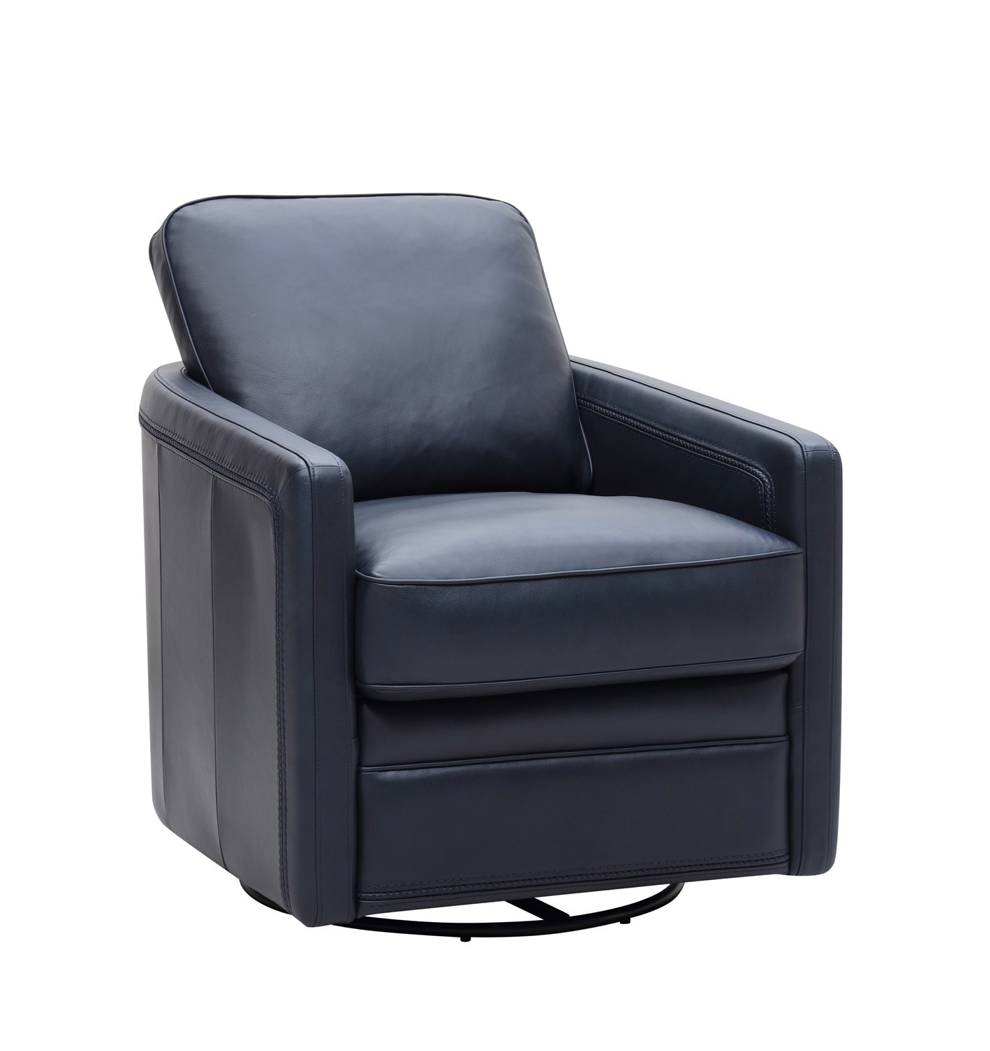 Turner Blue Glider Recliner Leather Italia | Furniture Cart