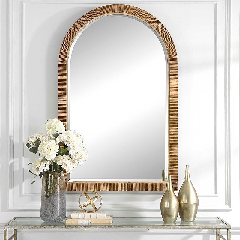 Cape Natural Arch Mirror Uttermost | Furniture Cart