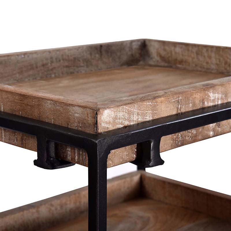 Layover Storage Shelf (Natural/ Iron) Progressive Furniture | Furniture ...