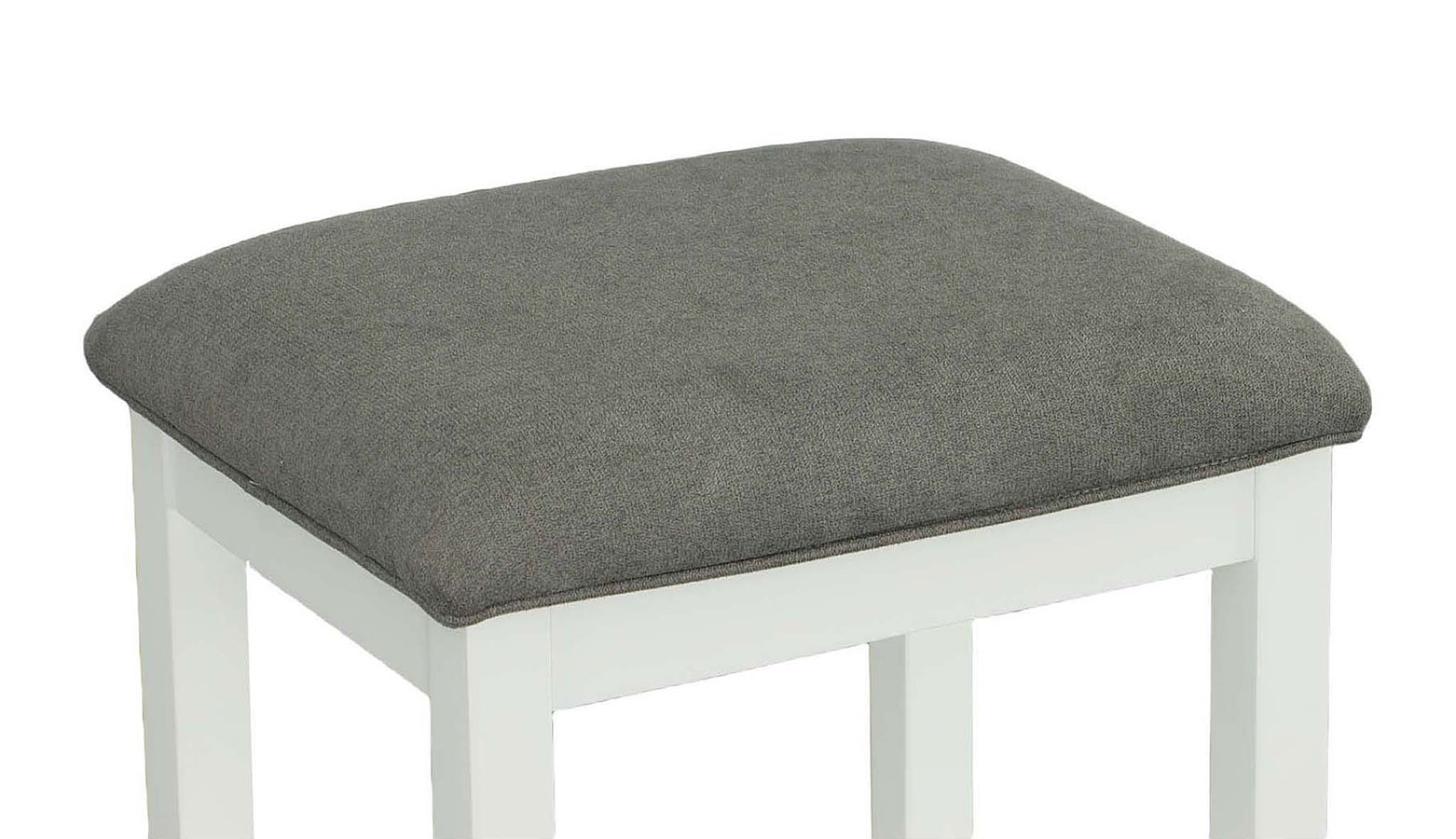 Study Hall Counter Height Table W/ 3 Stools (White And Dark Gray ...