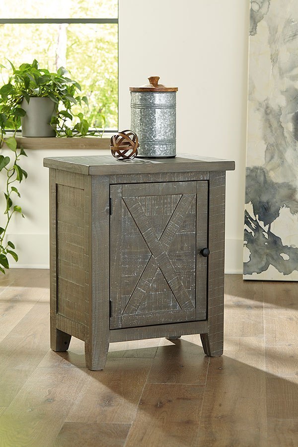 Pierston Accent Cabinet (Gray) Signature Design | Furniture Cart