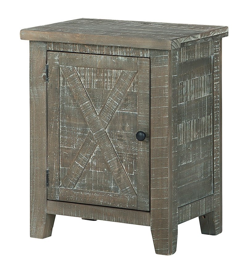 Pierston Accent Cabinet (Gray) Signature Design | Furniture Cart