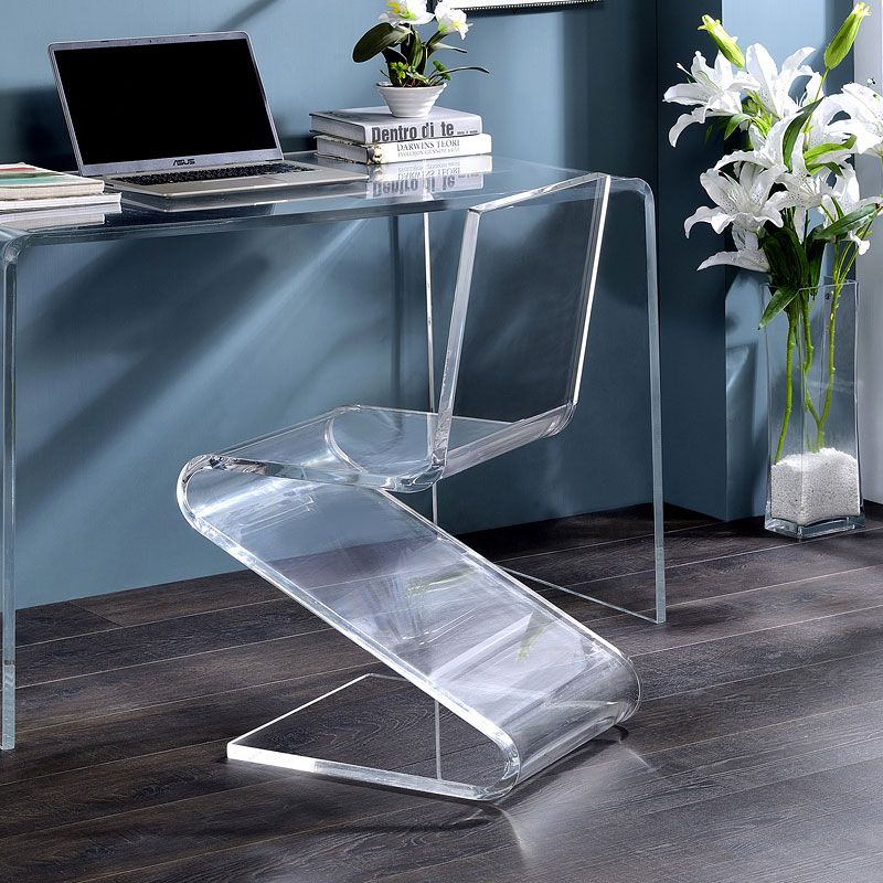 A La Carte Acrylic Z Chair Progressive Furniture | Furniture Cart