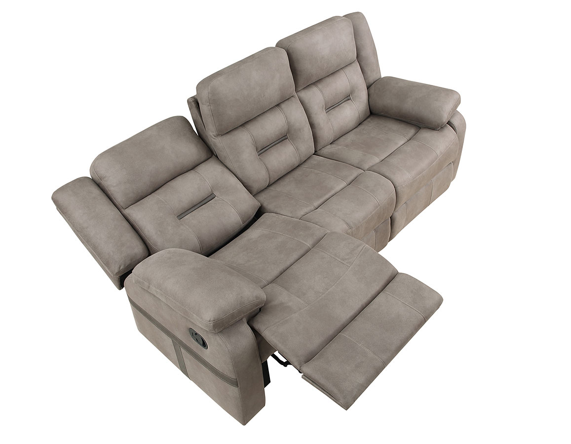 Abilene Reclining Sofa W/ Drop-Down Console Steve Silver Furniture ...