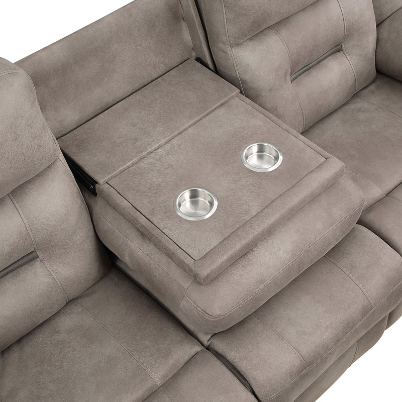 Abilene Reclining Sofa W/ Drop-Down Console Steve Silver Furniture ...