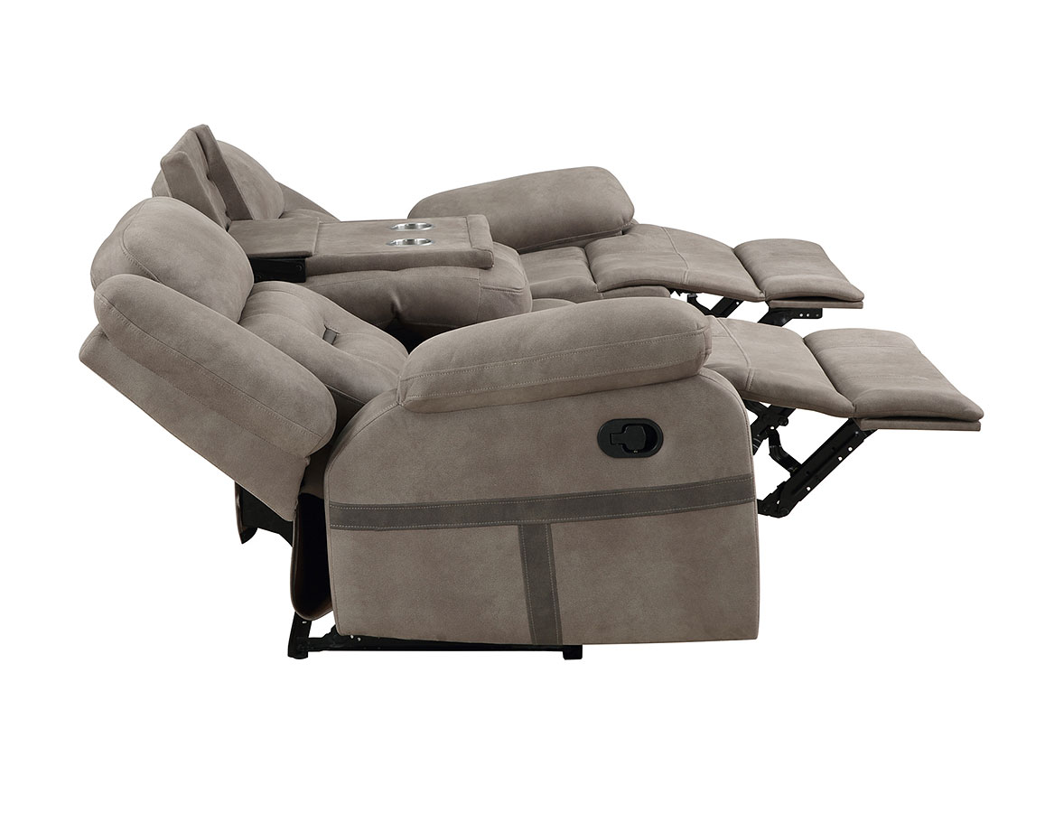 Abilene Reclining Sofa W/ Drop-Down Console Steve Silver Furniture ...