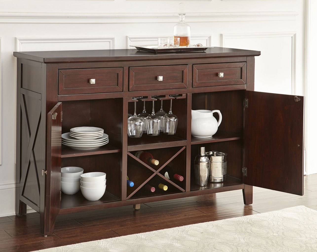 Adrian Server Steve Silver Furniture | Furniture Cart