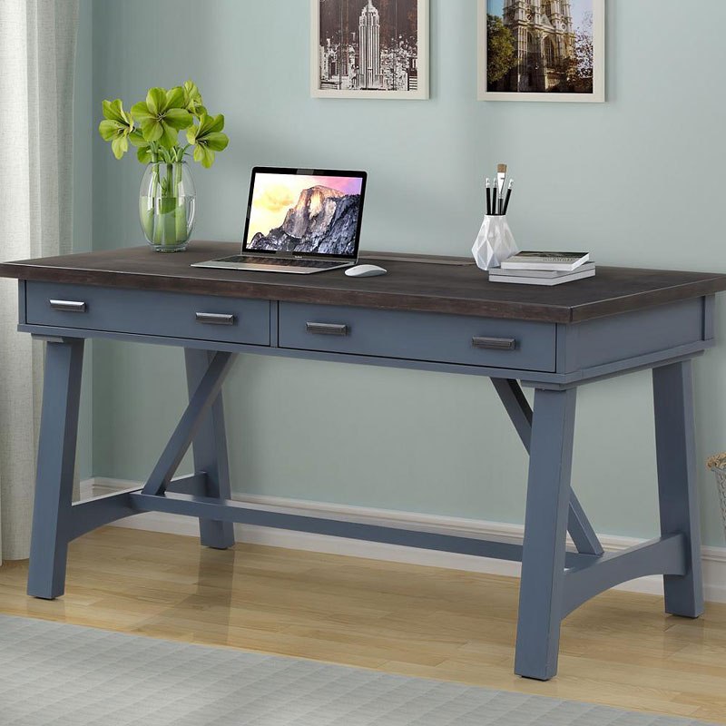 60 inch writing desk with drawers store