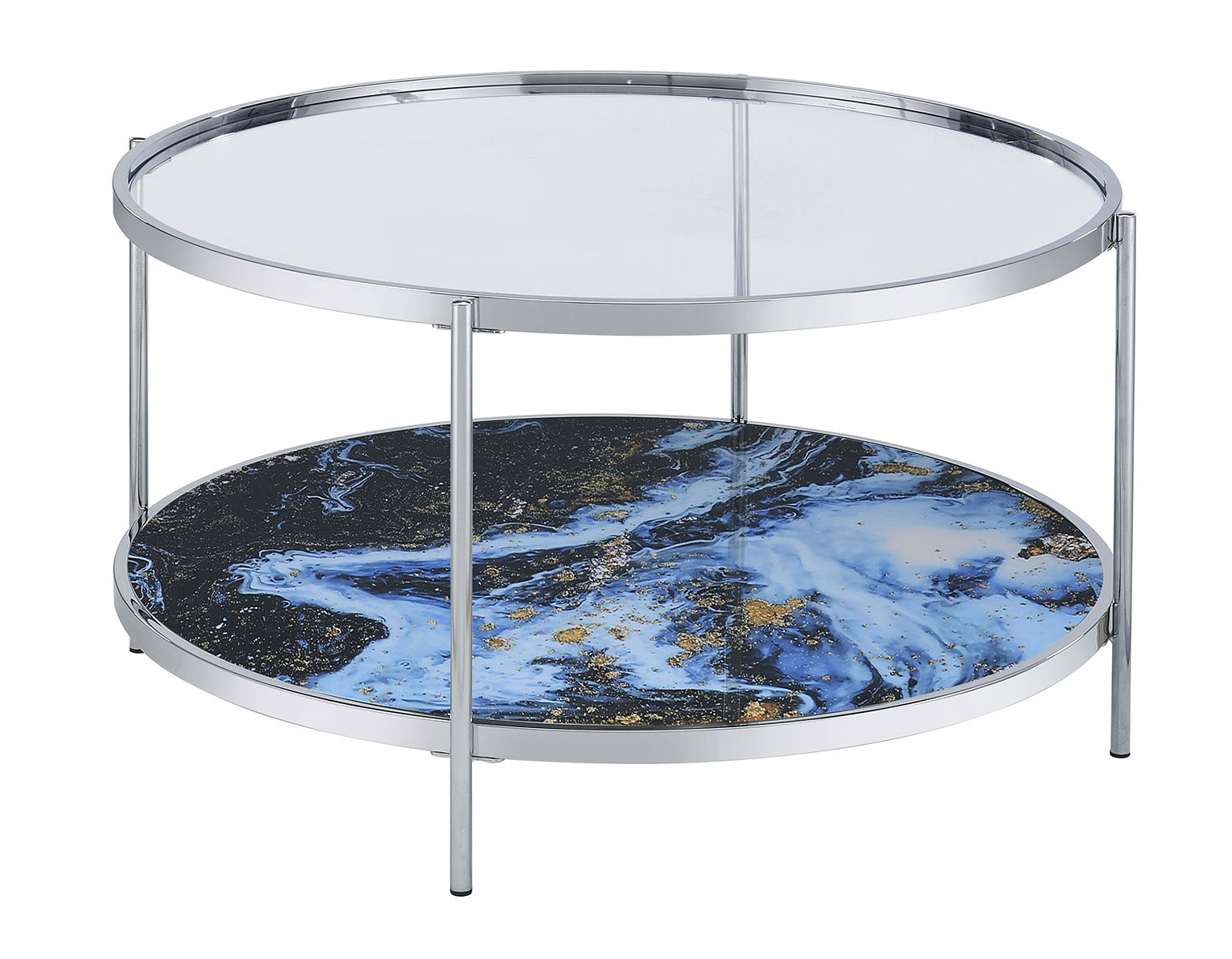 Averie Reversible Round Cocktail Table Steve Silver Furniture ...