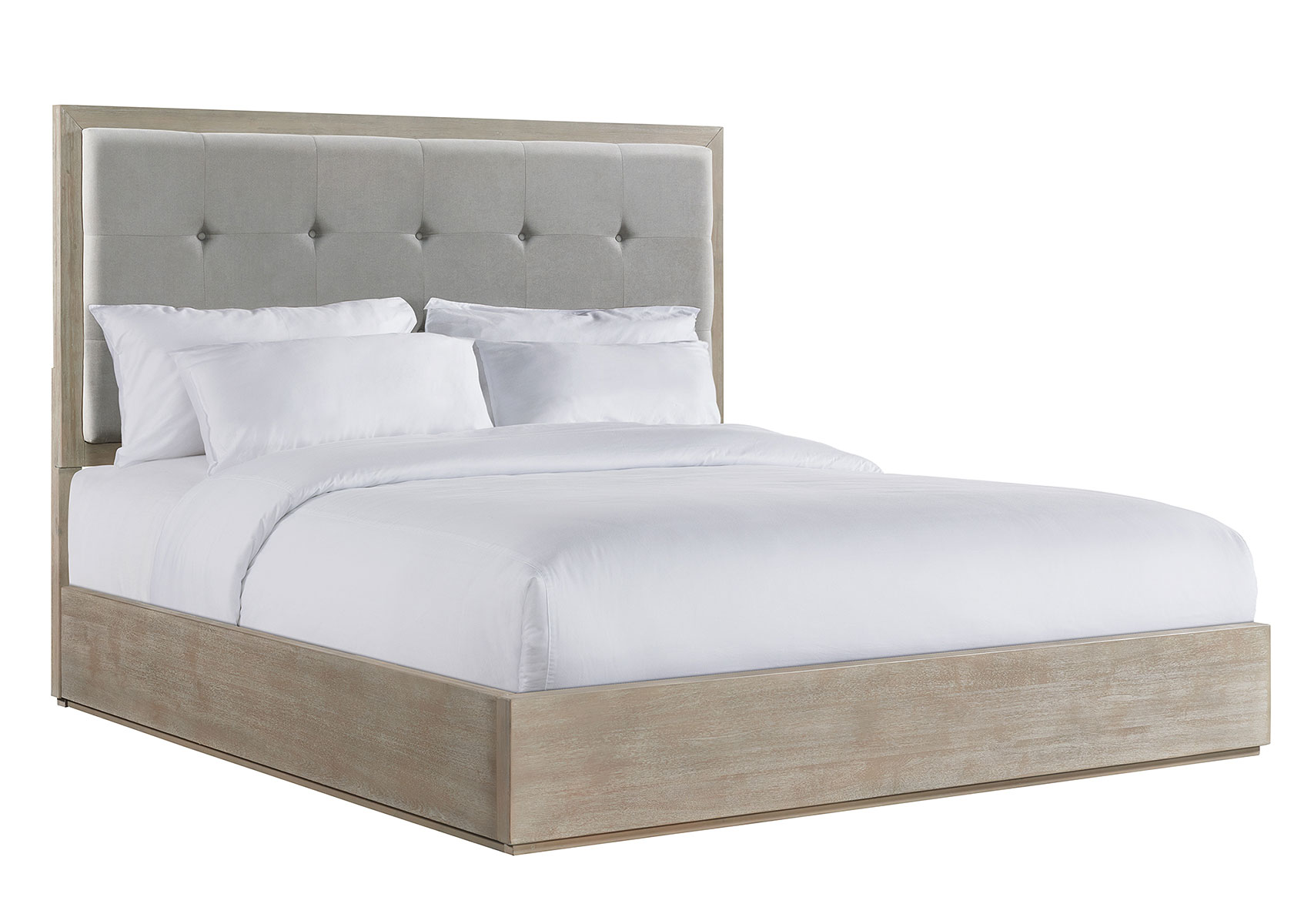 Arcadia Platform Bed (Grey) Elements Furniture | Furniture Cart