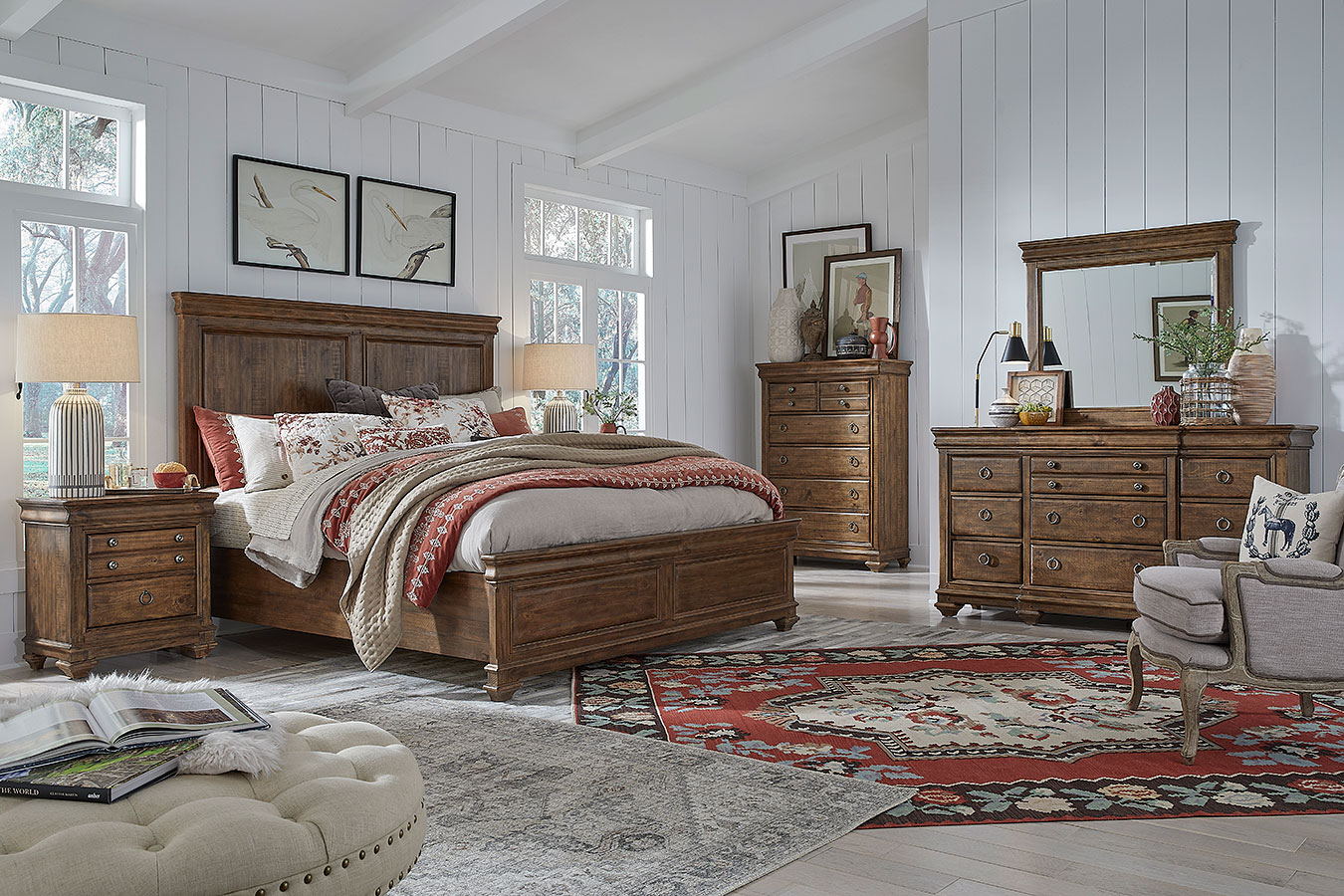Lyon Panel Bedroom Set Magnussen, 1 Reviews | Furniture Cart