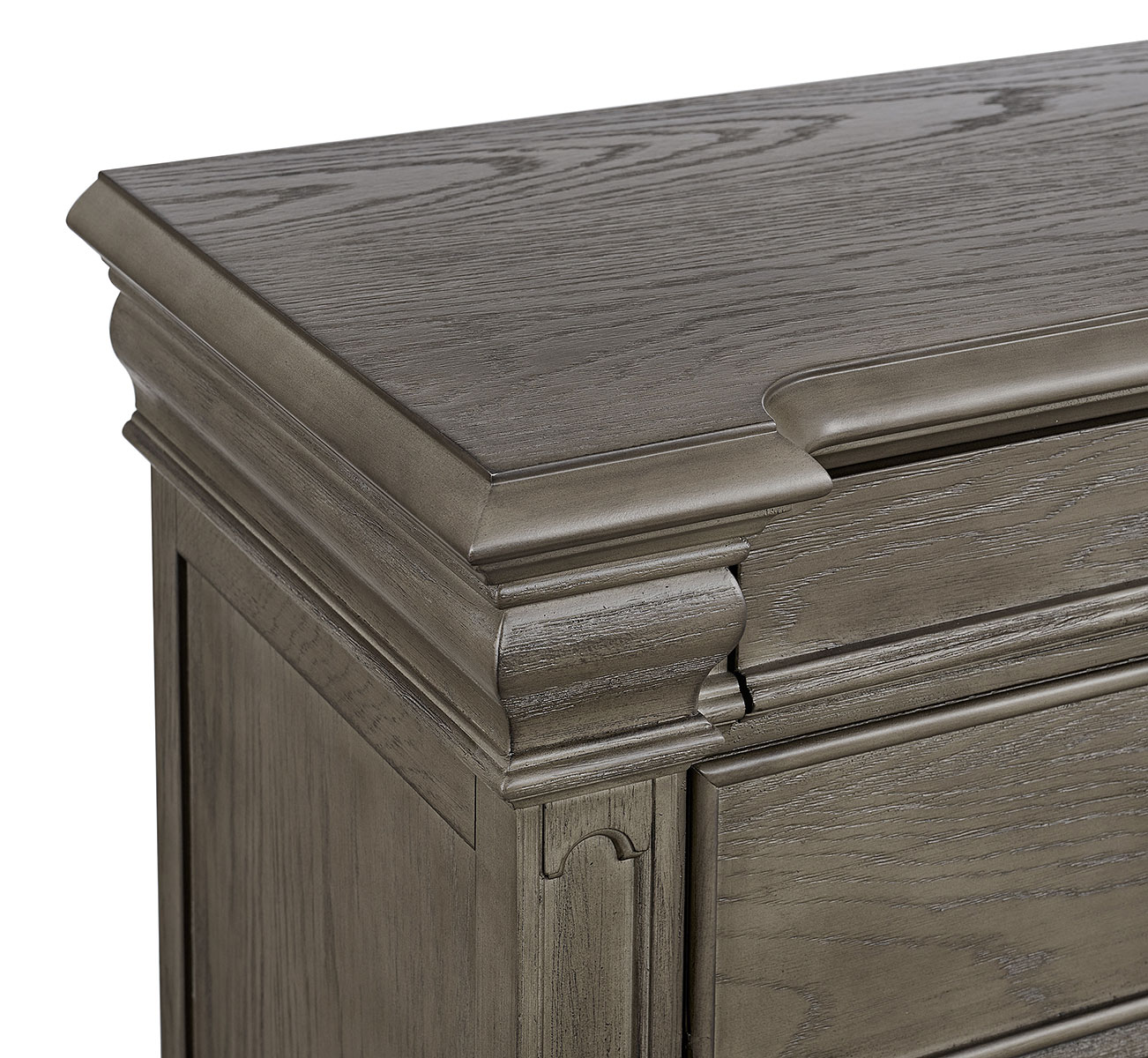 Kings Court Storage Bedroom Set (Grey) Elements Furniture | Furniture Cart