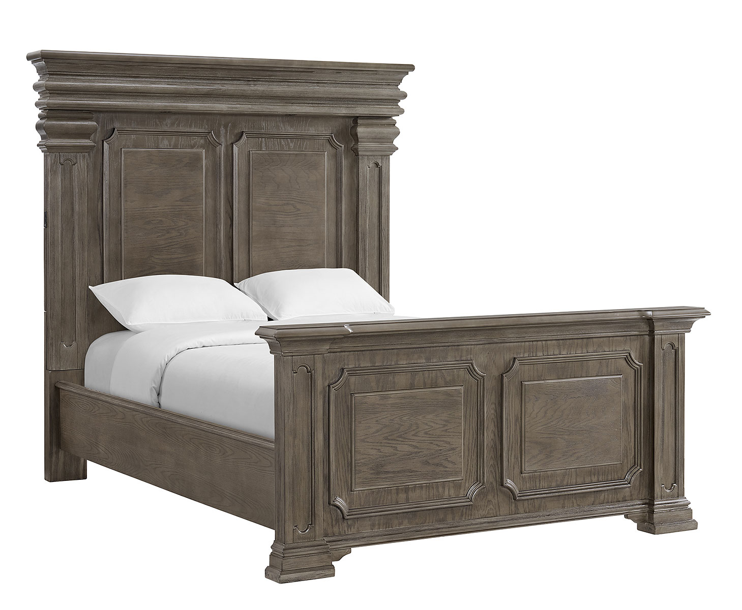 Kings Court Panel Bed Grey Elements Furniture Furniture Cart