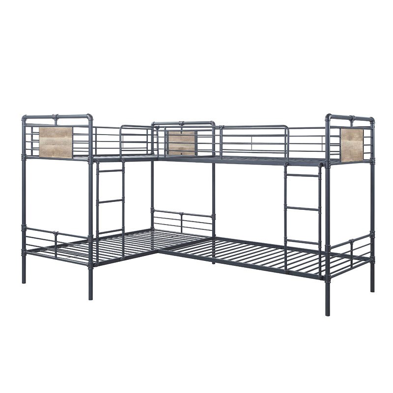 Cordelia Twin Over Twin L Shape Bunk Bed Acme Furniture Furniture Cart