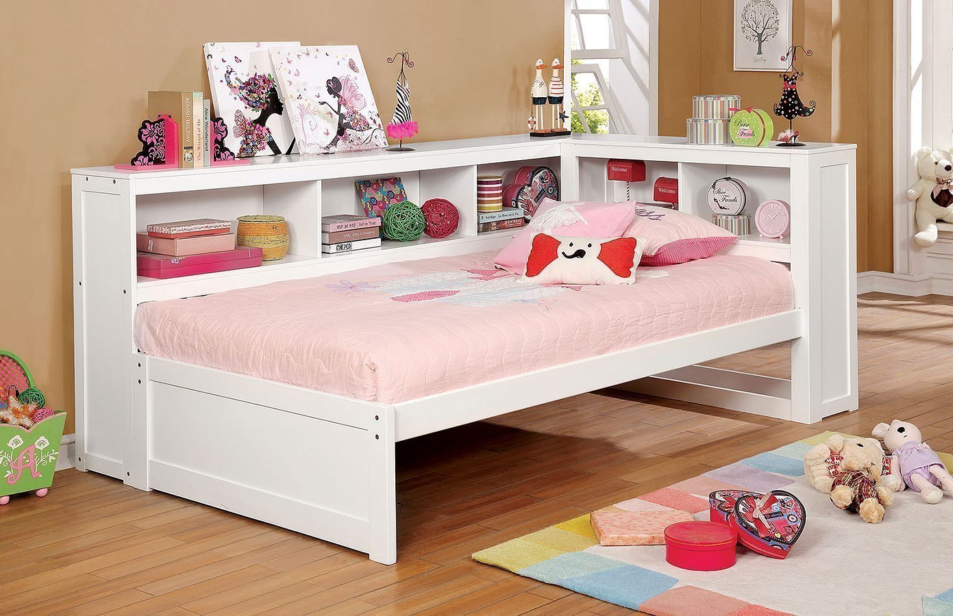 Frankie Full Daybed White Furniture Of America Furniture Cart