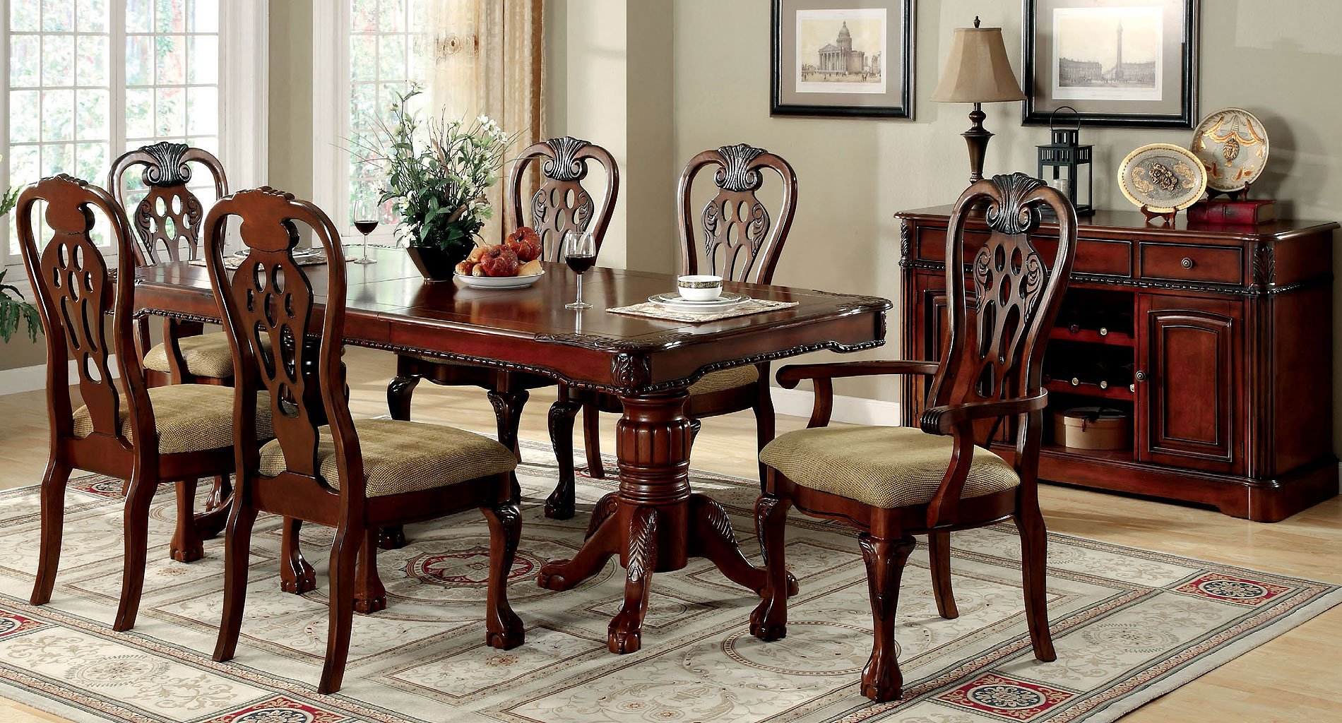 Georgetown Dining Room Set Furniture Of America | Furniture Cart