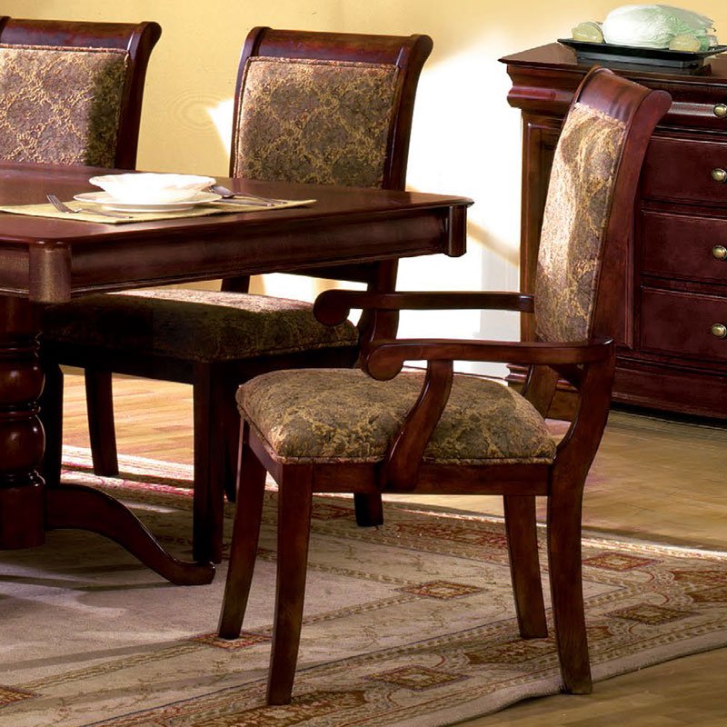 St Nicholas Arm Chair (Set Of 2) Furniture Of America | Furniture Cart