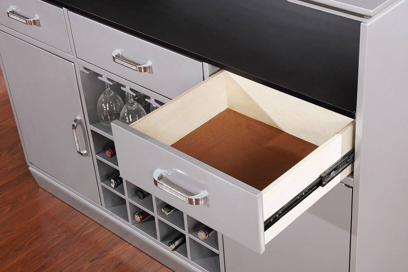 Alena Bar Table Furniture Of America | Furniture Cart