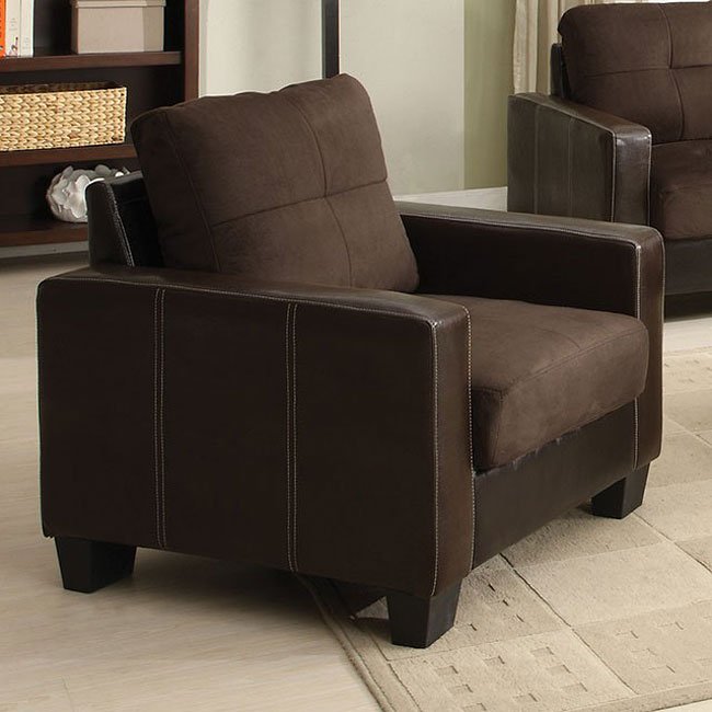 Laverne Chair (Chocolate) Furniture Of America | Furniture Cart