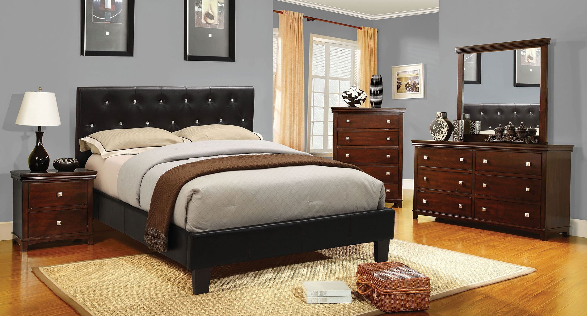 Spruce Youth Bedroom Set W/ Velen Bed Furniture Of America | Furniture Cart