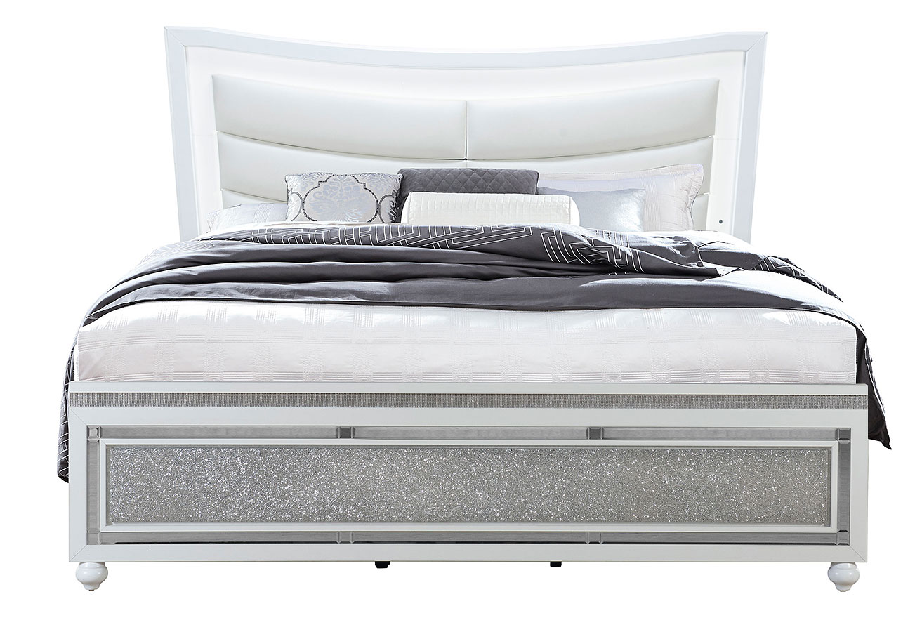 Collete Panel Bed Global Furniture | Furniture Cart