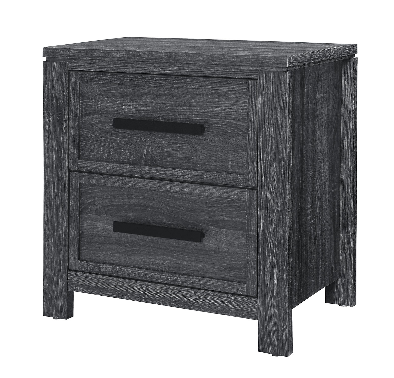 Cypress Dark Grey Nightstand Global Furniture | Furniture Cart