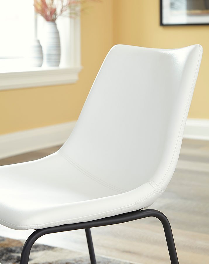 Centiar White Side Chair (Set Of 2) Signature Design | Furniture Cart