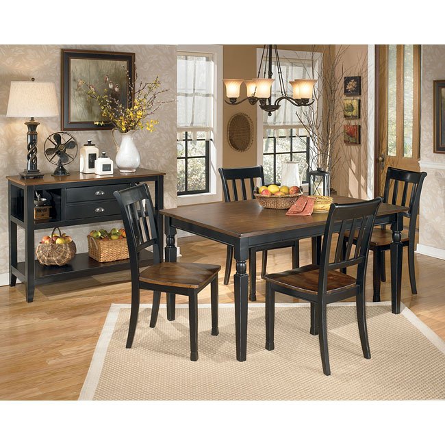 Owingsville Rectangular Dining Room Set Signature Design | Furniture Cart