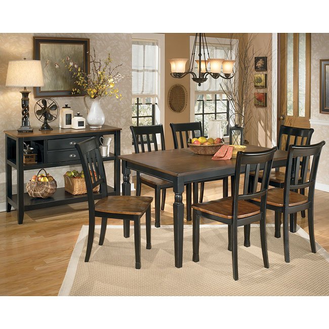 Owingsville Rectangular Dining Room Set Signature Design | Furniture Cart