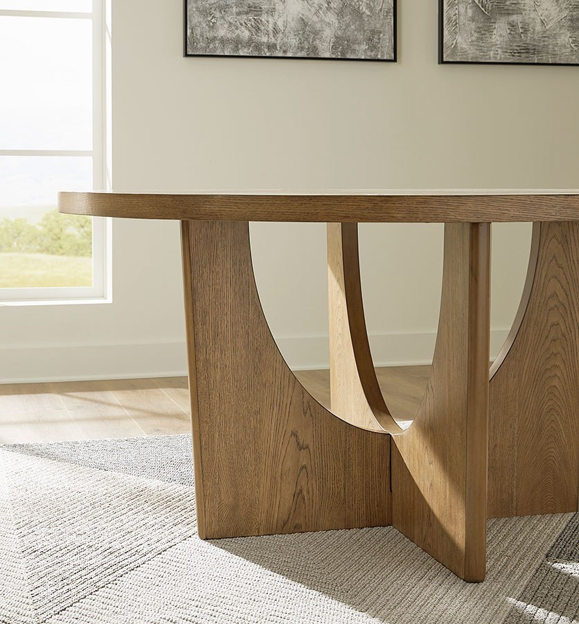 Dakmore Dining Table Signature Design | Furniture Cart