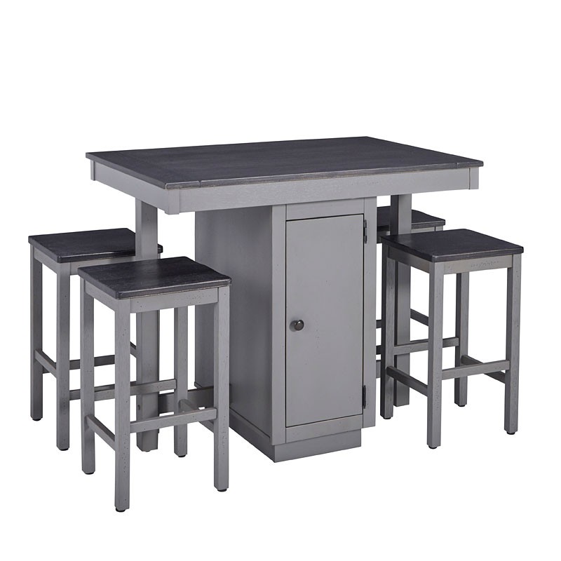 Pepper Square 5-Piece Counter Height Dining Room Set Progressive ...
