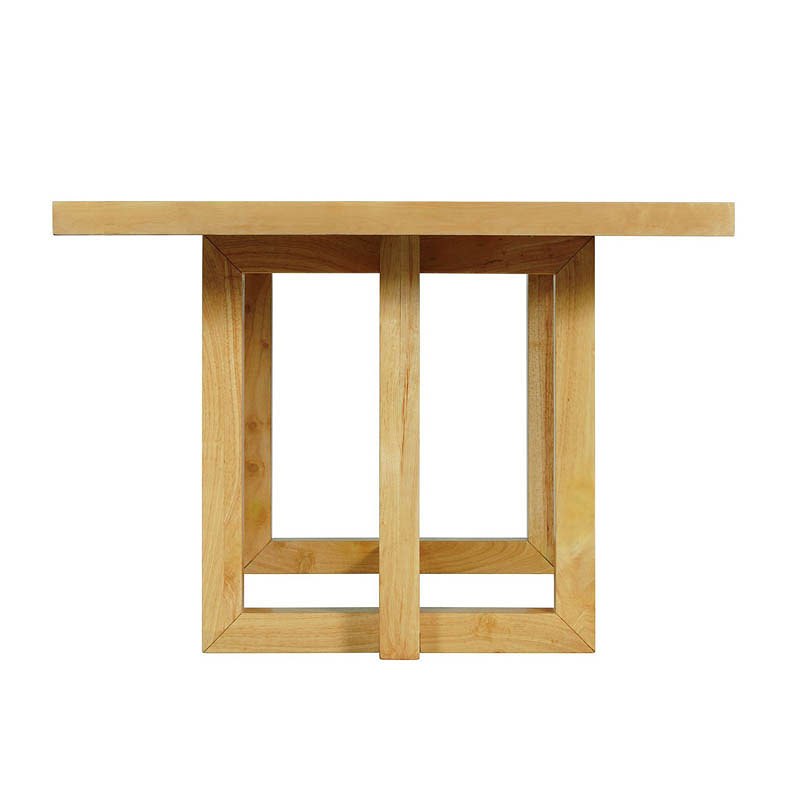 Morris Wood Top Dining Table (Natural) Elements Furniture | Furniture Cart