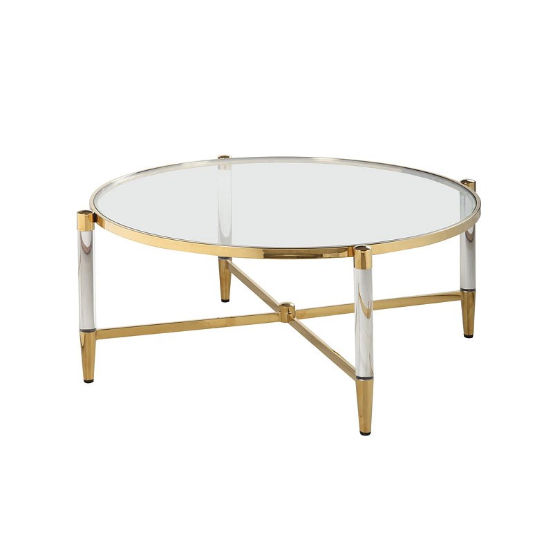 Denali Round Cocktail Table Chintaly Imports | Furniture Cart