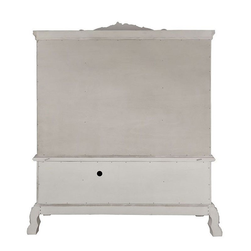 Dresden Round Dining Room Set (Bone White) Acme Furniture | Furniture Cart