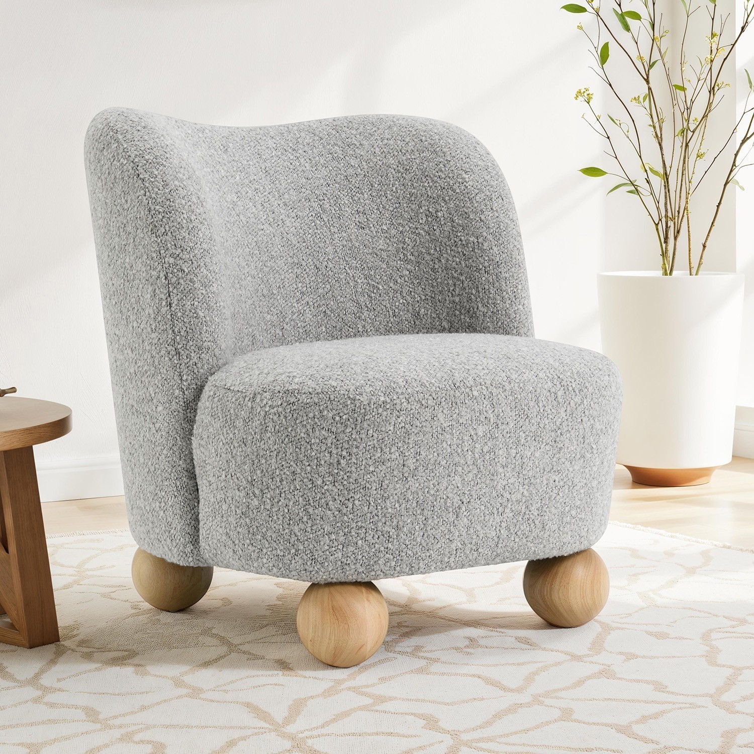 Karey Gray Accent Chair Furniture Of America | Furniture Cart