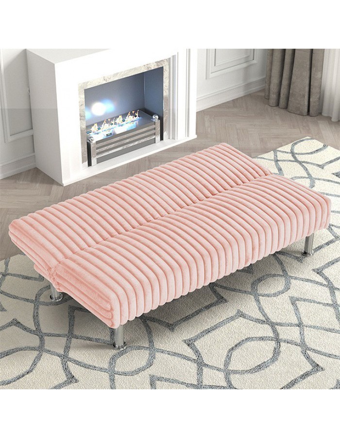 Hinwil Pink Futon Sofa Bed Furniture Of America | Furniture Cart