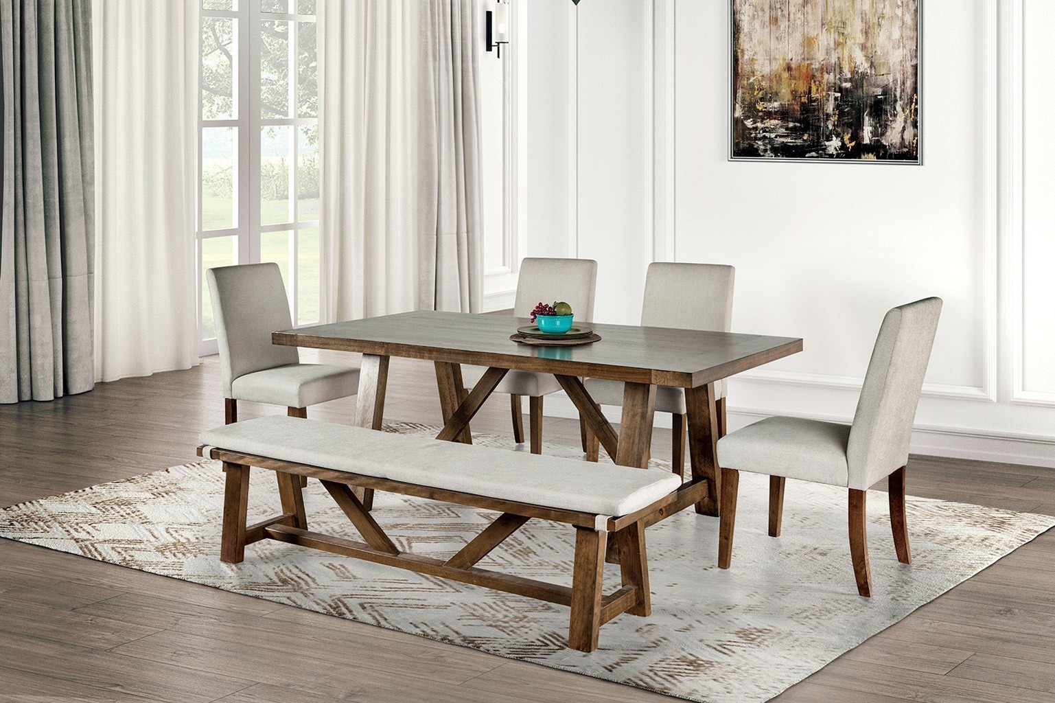 Losone Dining Room Set Furniture Of America | Furniture Cart