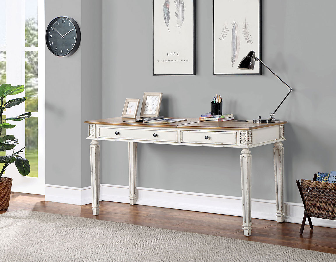 Cesare Lift Top Desk Furniture Of America | Furniture Cart