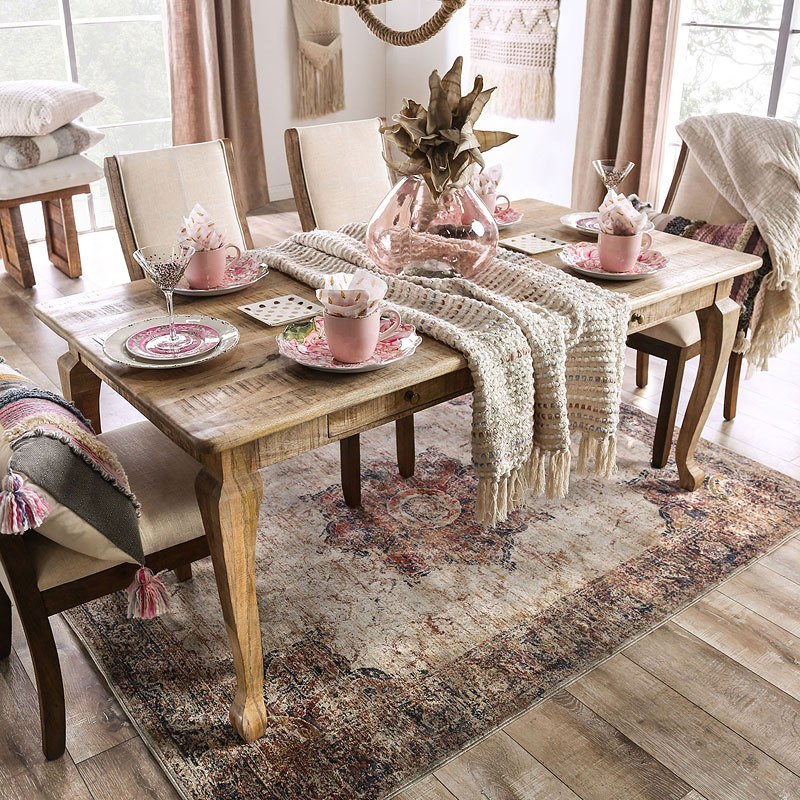 Blanchefleur 68 Inch Dining Table Furniture Of America | Furniture Cart