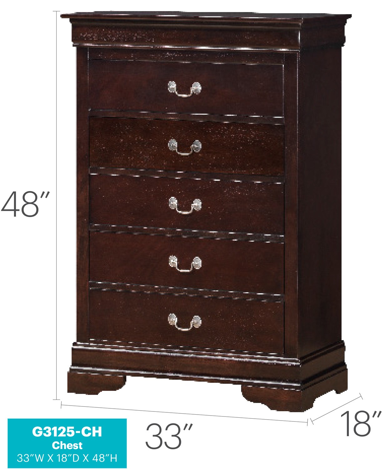 Louis Phillipe Cappuccino Trundle Youth Bedroom Set Glory Furniture ...