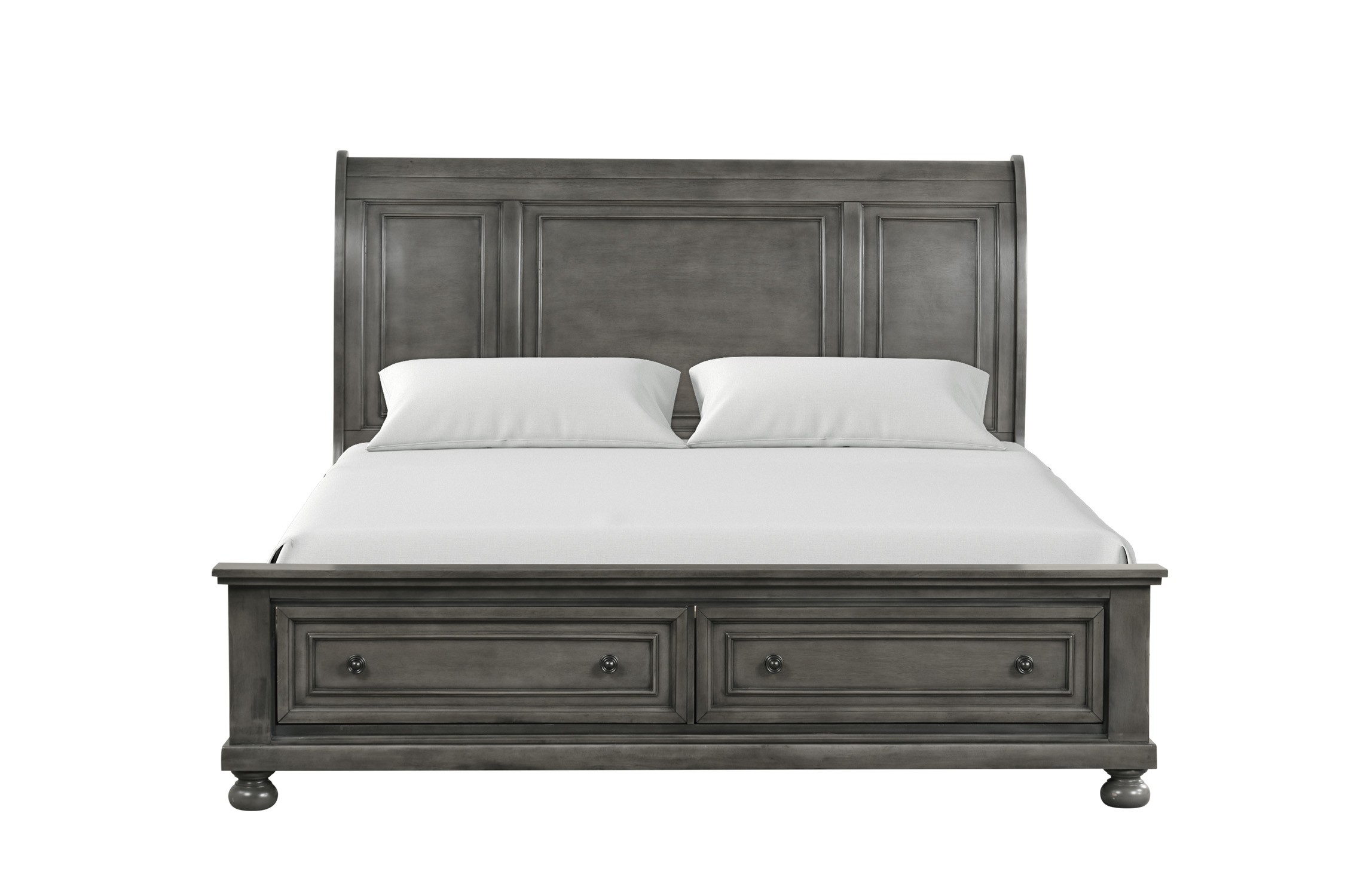 Meade Gray Slay Storage Bed Glory Furniture | Furniture Cart