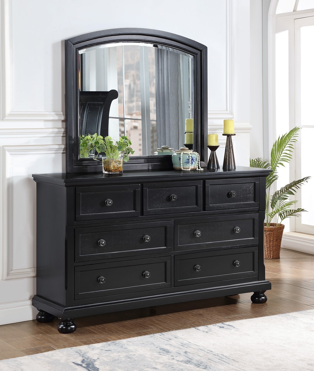 Meade Black Slay Storage Bedroom Set Glory Furniture | Furniture Cart