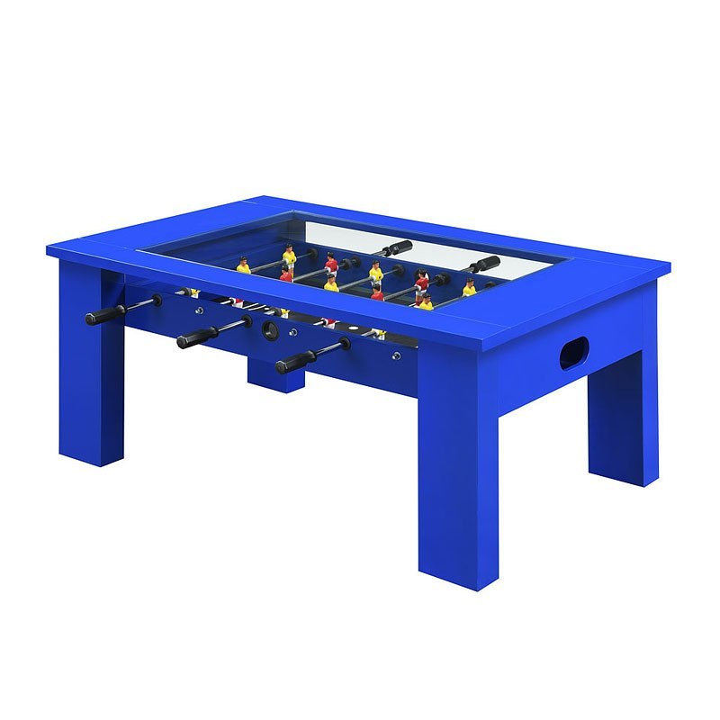 Giga Foosball Table (Blue) Elements Furniture | Furniture Cart
