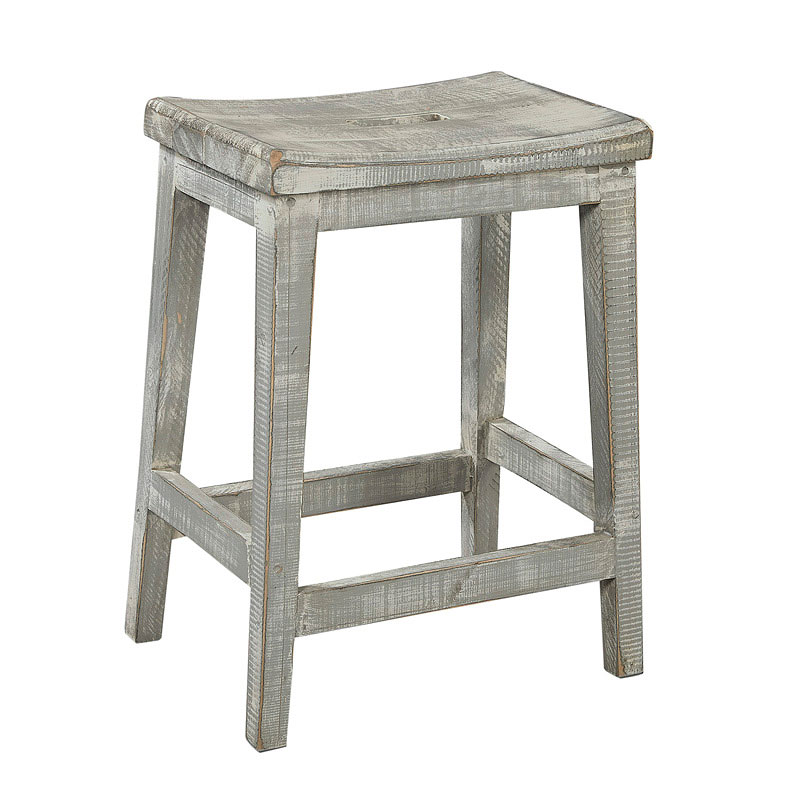 Hinsdale Console Bar Table W/ Two Stools (Greywood) Aspenhome ...