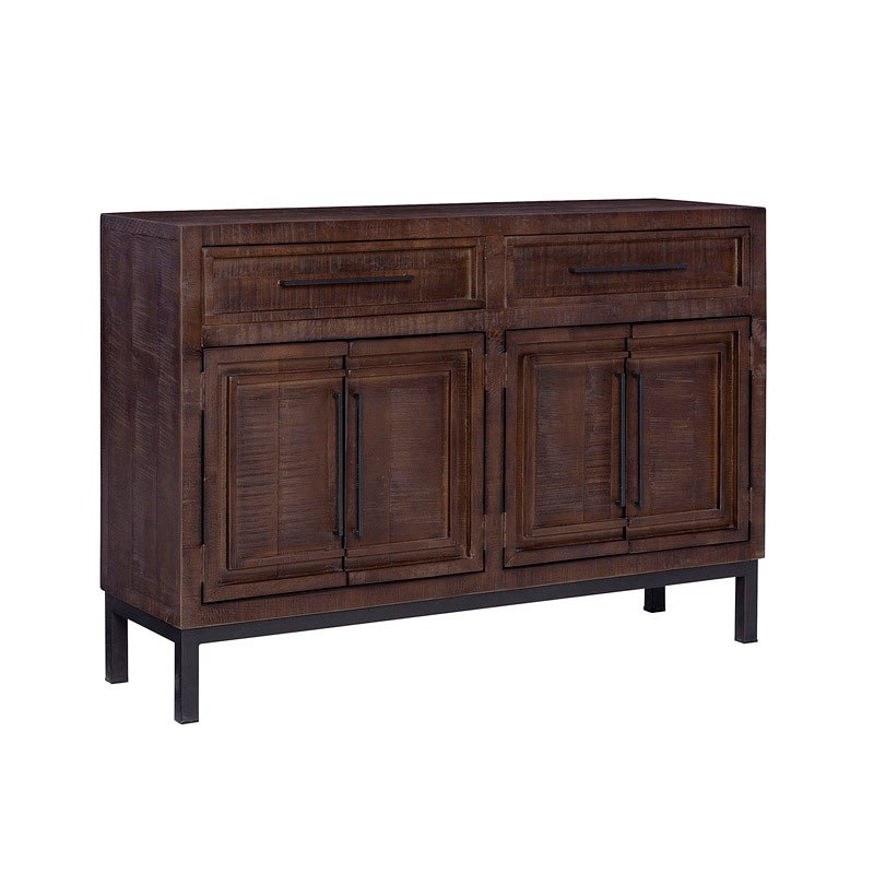 Zander 57 Inch Highboy Console (Umber) Aspenhome | Furniture Cart