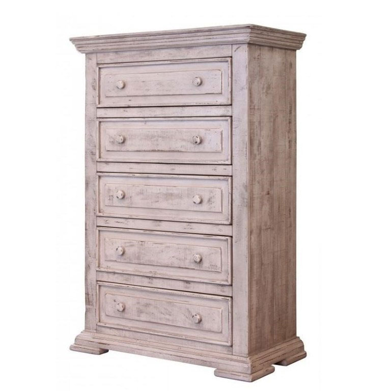 Bella Panel Bedroom Set (White) IFD Furniture | Furniture Cart