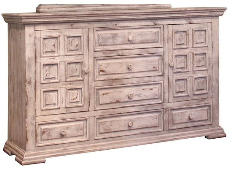 Bella Panel Bedroom Set (White) IFD Furniture | Furniture Cart