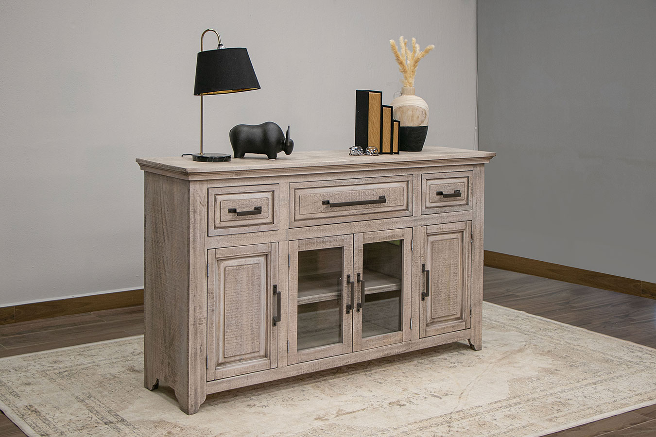 Arena Console (Gray Glacier) IFD Furniture | Furniture Cart